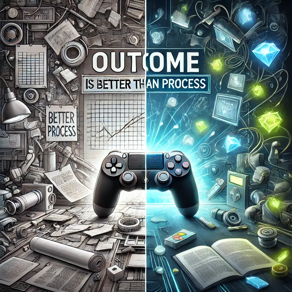 Why outcome is better than process in indie game development
