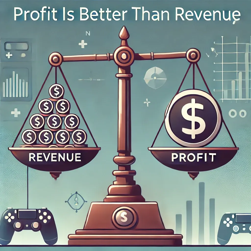 Why profit is better than revenue in indie game development