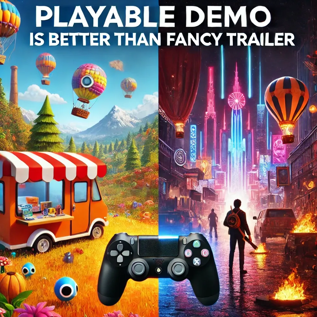 Why playable demos are better than fancy trailers in indie game development